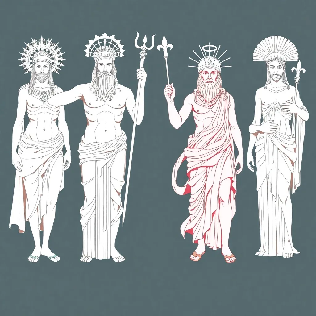 Major Deities in Roman Mythology and Their Greek Counterparts - Roman ...