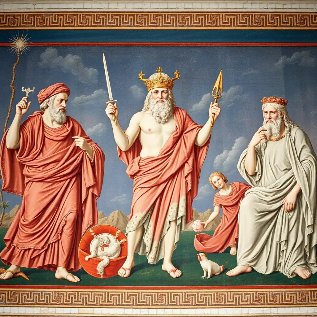 The Representation of Major Deities in Roman Frescoes - Roman Mythology
