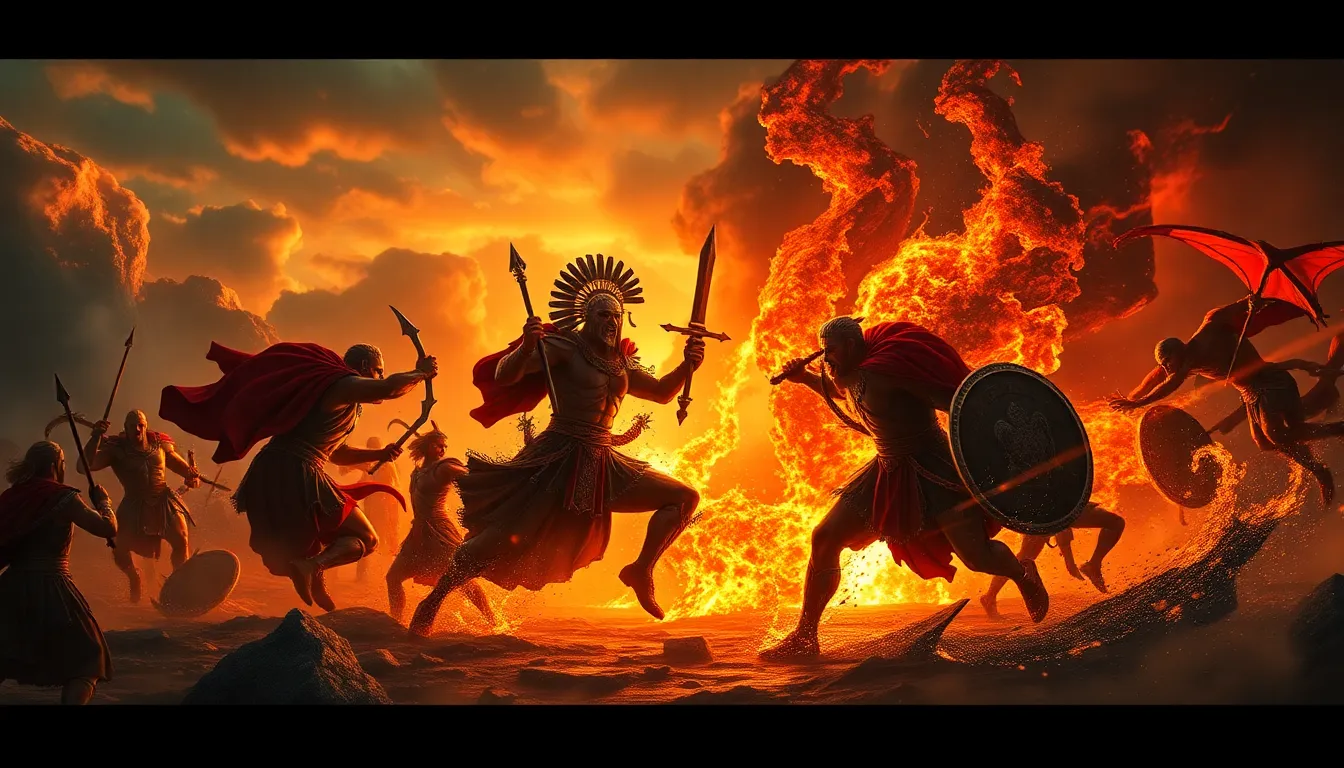 The Most Iconic Battles of Roman Mythical Legends - Roman Mythology