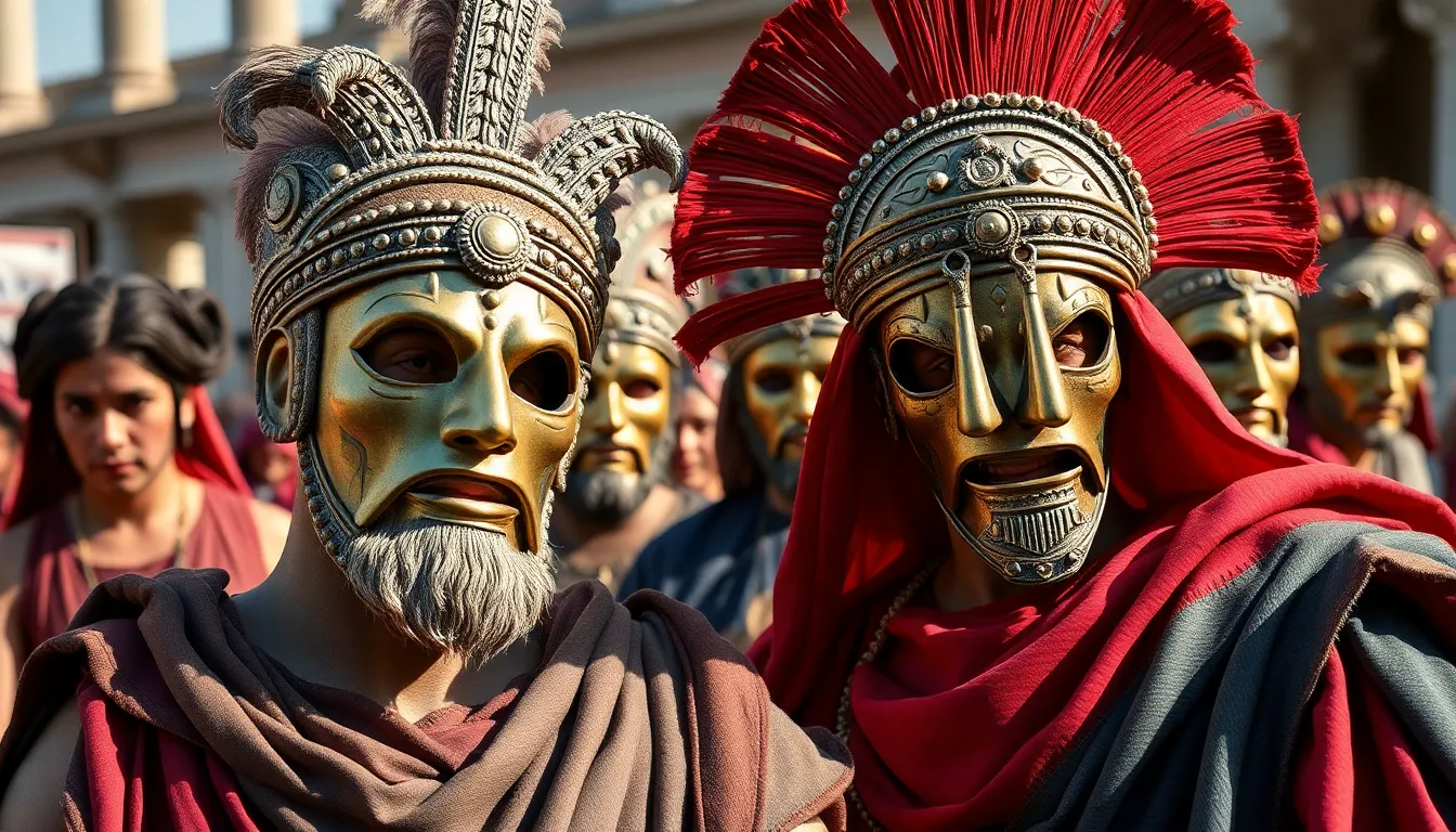 The Role of Masks and Costumes in Roman Festival Celebrations - Roman ...