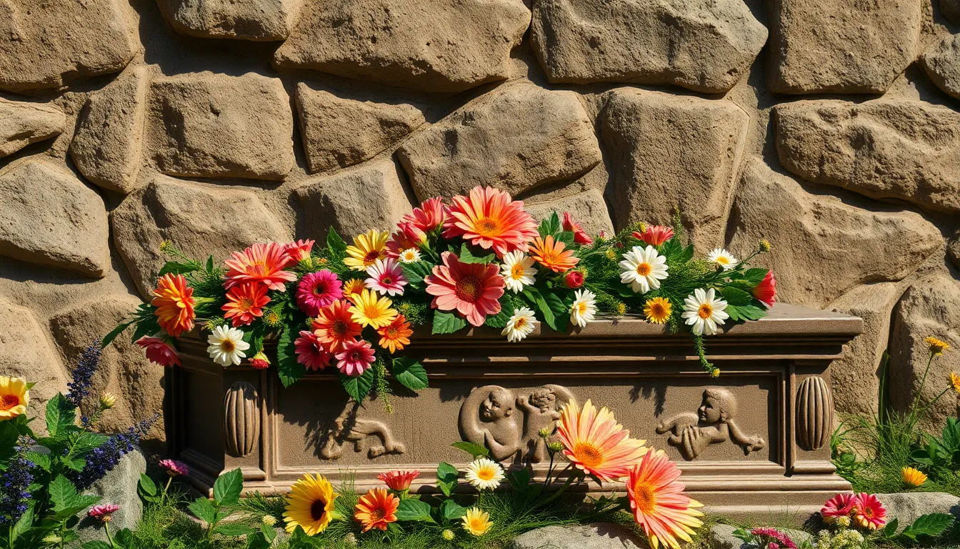 The Use of Flowers and Greenery in Roman Funerary Rites - Roman Mythology